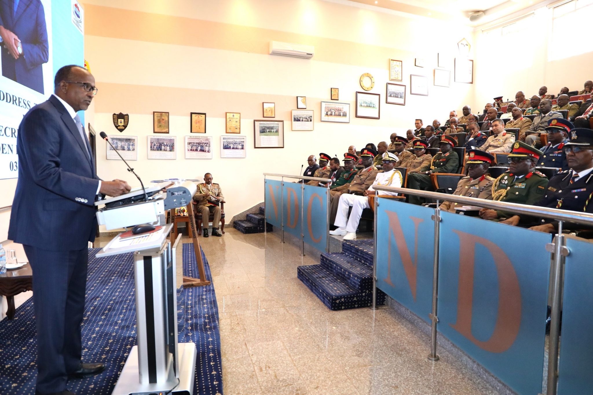 Official opening of Course 27-2024/2025 and Keynote address by Defence Cabinet Secretary Hon ...