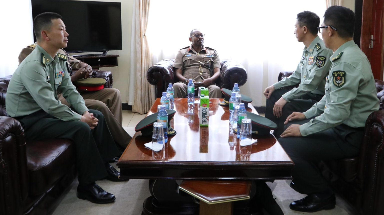 Visit by Lt Gen Huang Xuang of Central Theatre command of Chinese ...